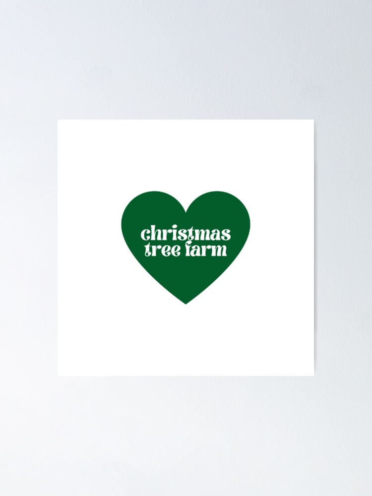 "in my heart is a christmas tree farm! - Taylor Swift" Poster for Sale ...