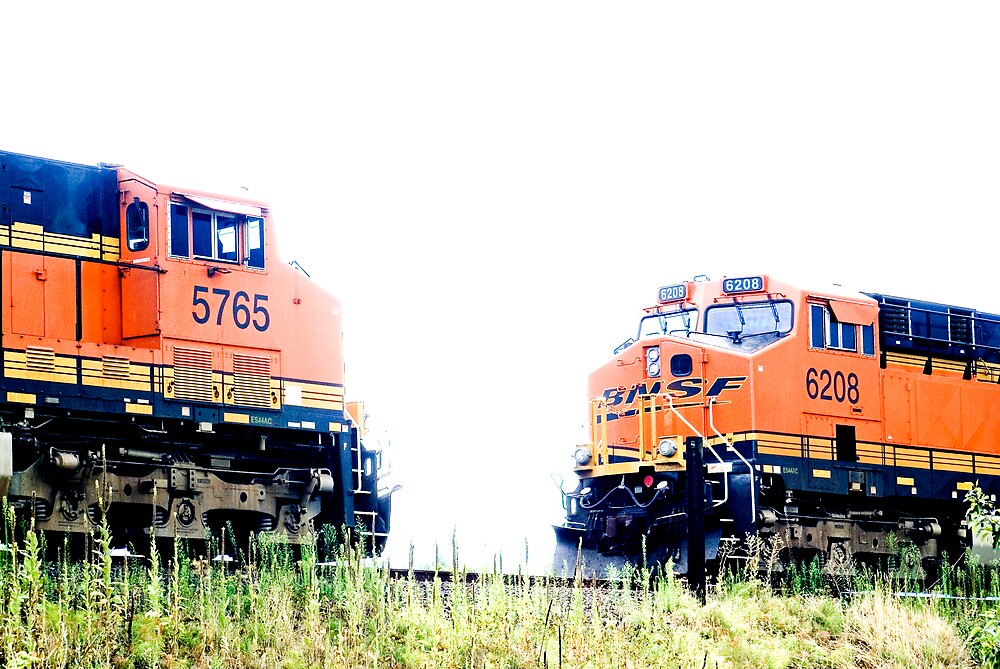 "BNSF Numbers 5765 & 6208" by Rod Adams | Redbubble