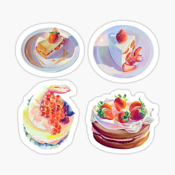 "Yummy Food v4 Collection " Sticker for Sale by paosesame | Redbubble