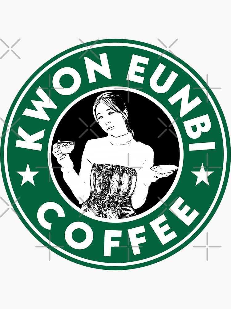 "Kwon Eunbi Coffee" Sticker for Sale by AliffStudio | Redbubble