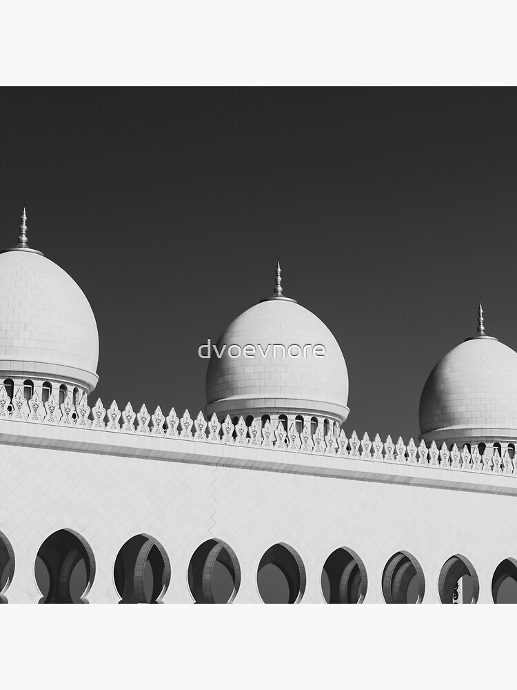 "Sheikh Zayed White Mosque" Sticker for Sale by dvoevnore | Redbubble