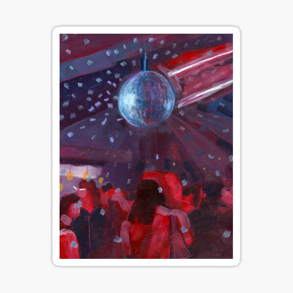"Disco Mirror Ball" Sticker for Sale by ffionelin | Redbubble
