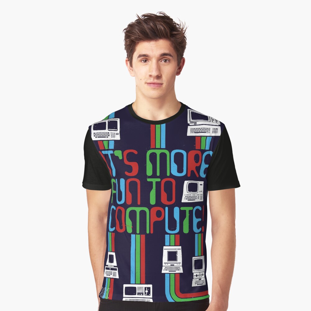 "It's More Fun to Compute!" Poster for Sale by gmroyle | Redbubble