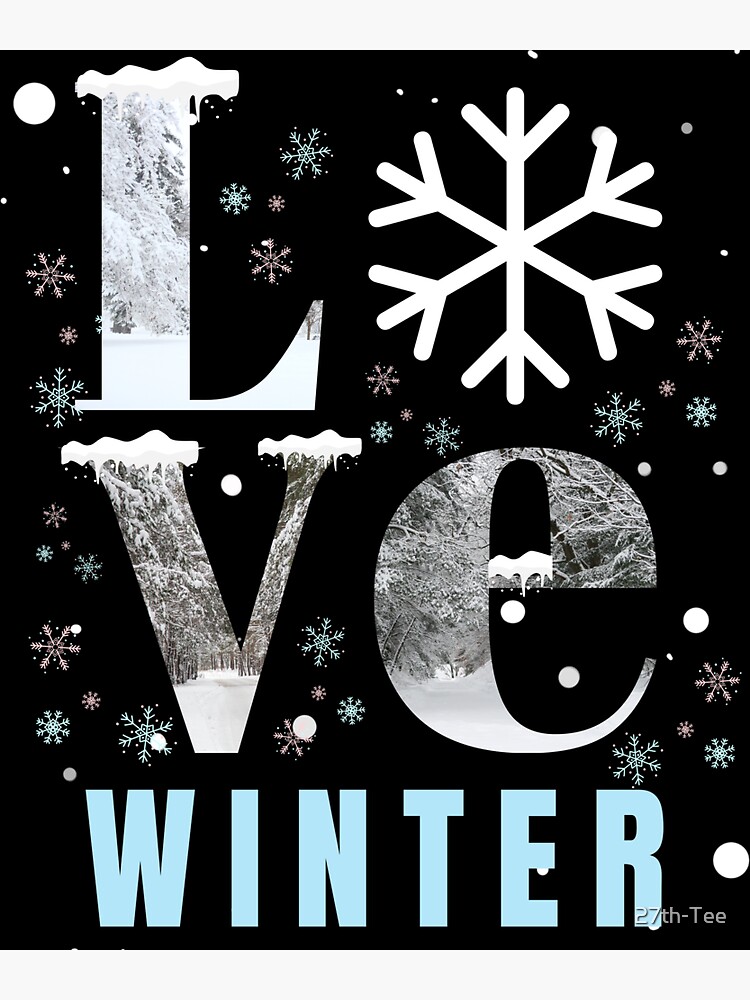 "Love Winter Snow Cold Vibe Squad Matching Costume" Sticker for Sale by ...