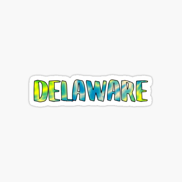 "University of delaware tye dye sticker" Sticker for Sale by erinadler ...