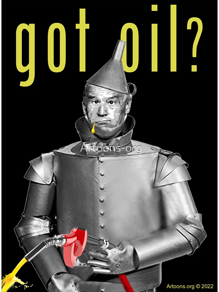 "Oil Can Man" Sticker for Sale by Artoons-org | Redbubble