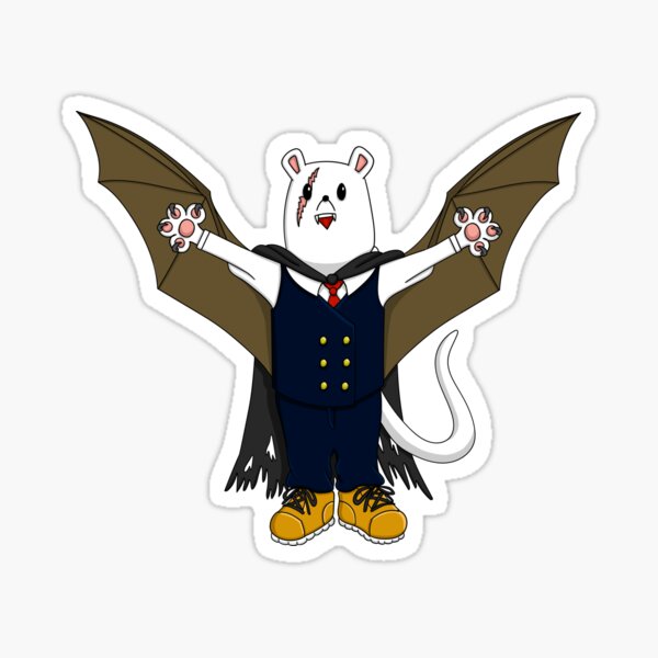 "Vampire Nezu - Halloween 2022" Sticker for Sale by whytewolfe | Redbubble