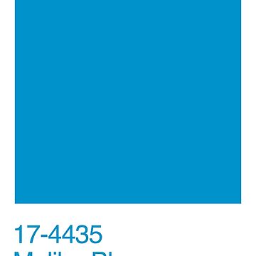 "Pantone - Malibu Blue" T-shirt by 42shirts | Redbubble