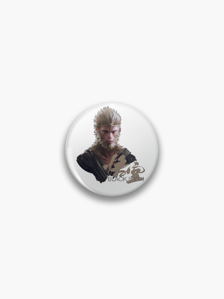 "Black Myth Wukong Monkey King" Pin for Sale by laurasgallery | Redbubble