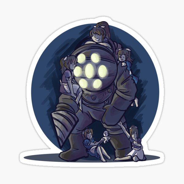 "big daddy " Sticker by ink-pocket | Redbubble