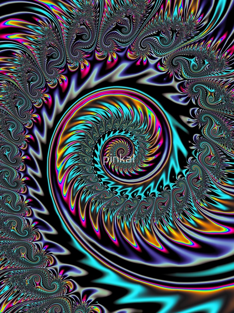 "Neon Aesthetic Spiral" Poster for Sale by pinkal | Redbubble