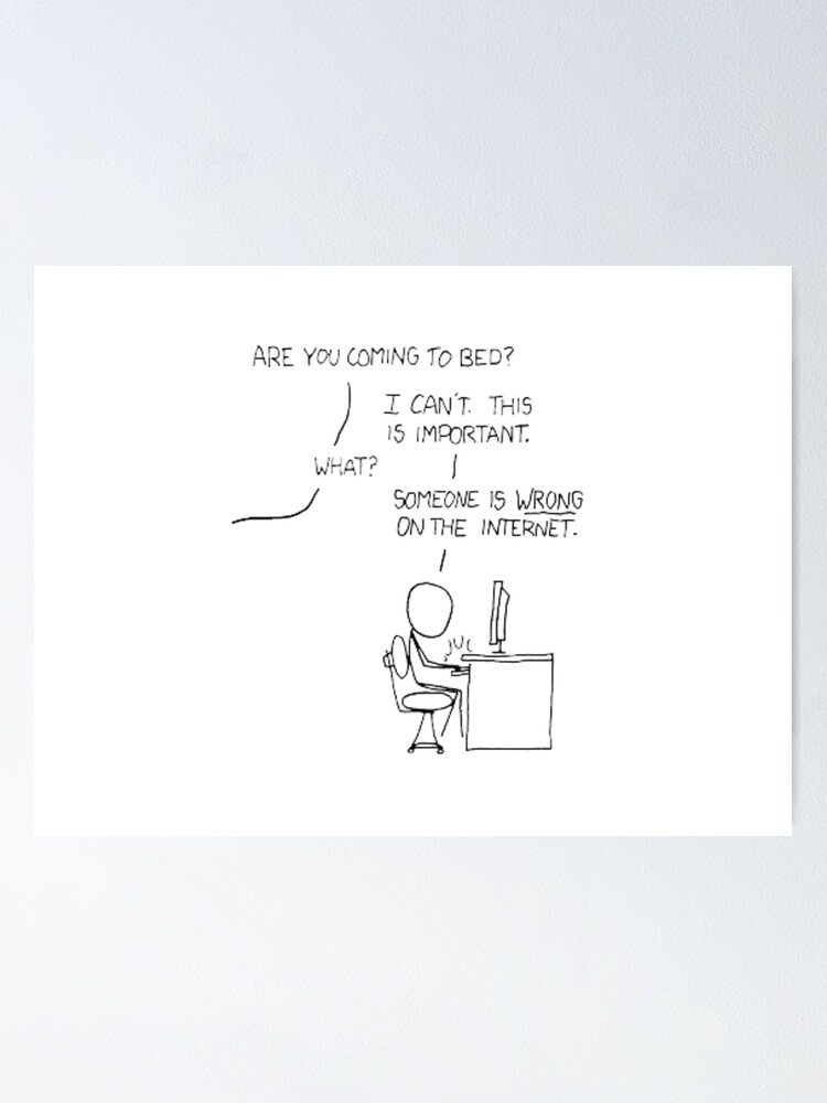 "XKCD: Webcomic" Poster for Sale by AdnaneJH | Redbubble