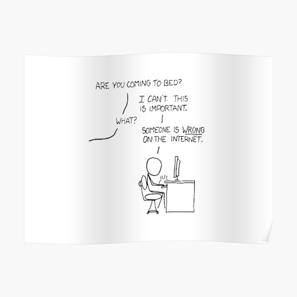 "XKCD: Webcomic" Poster for Sale by AdnaneJH | Redbubble