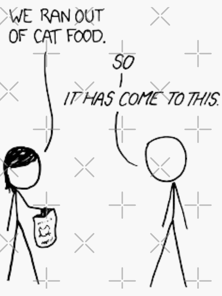 "XKCD: Webcomic" Sticker for Sale by AdnaneJH | Redbubble