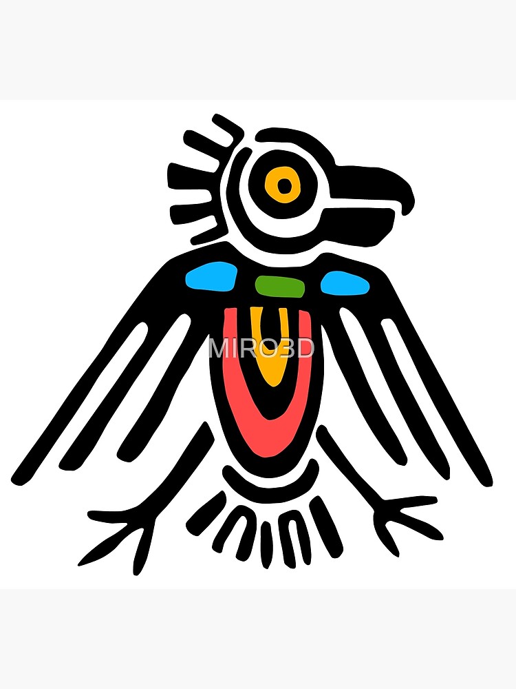 "Maya culture, bird symbol" Poster by MIRO3D | Redbubble