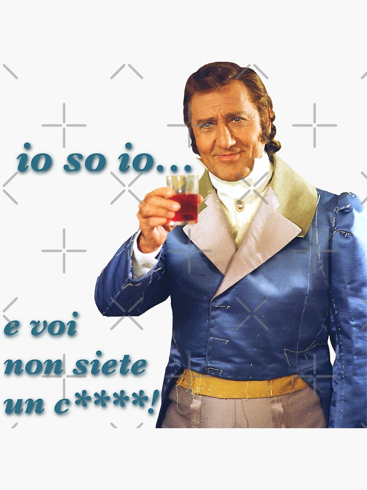 "Alberto Sordi - Marchese del Grillo" Sticker for Sale by ...