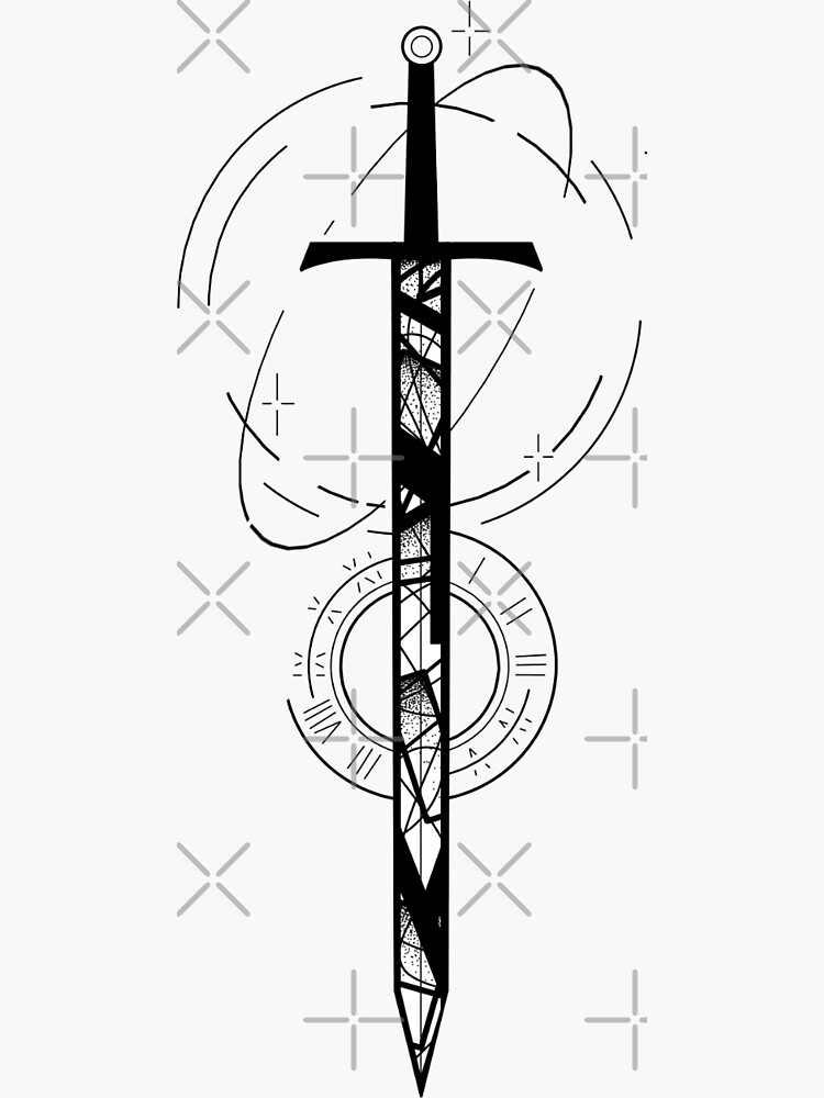 "cptsd mental health sword" Sticker for Sale by FineHades | Redbubble