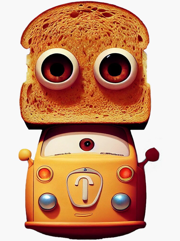 "Weird Bread Car" Sticker for Sale by CloseButton | Redbubble