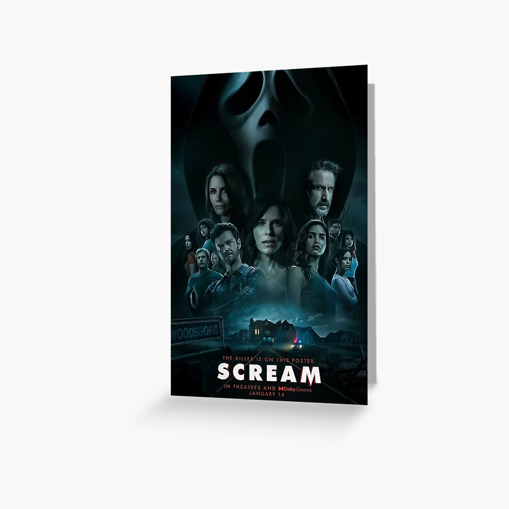 "Scream movie poster 2022 Horror" Greeting Card for Sale by vivanellyz ...