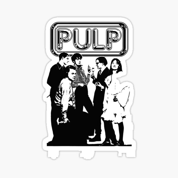 "pulp rock band" Sticker for Sale by meicahayadian | Redbubble
