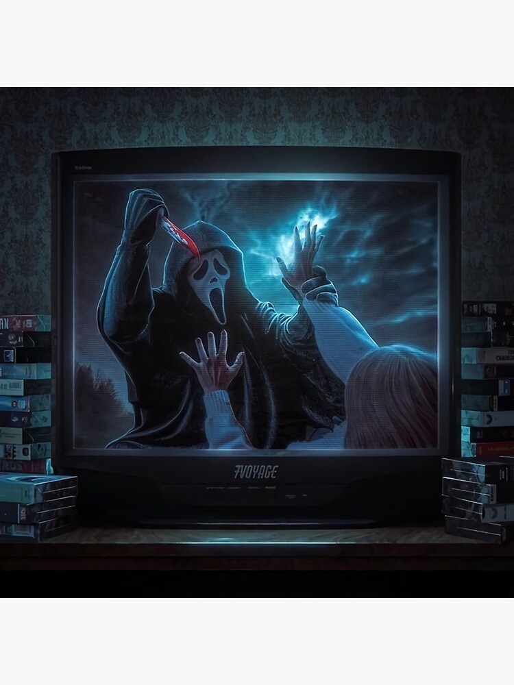 "Scream Television" Sticker for Sale by vivanellyz | Redbubble