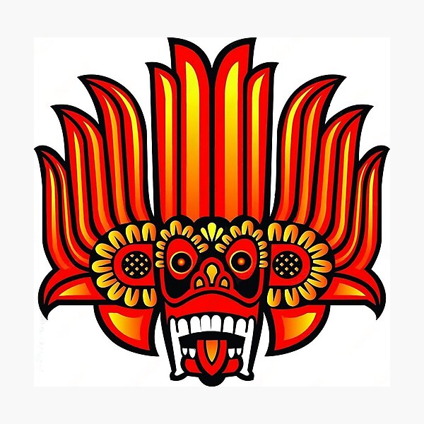 "Yaka traditional art sri lanka " Photographic Print for Sale by ...