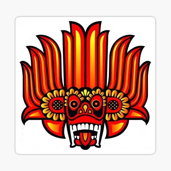 "Yaka traditional art sri lanka " Sticker for Sale by Vehiclestore ...