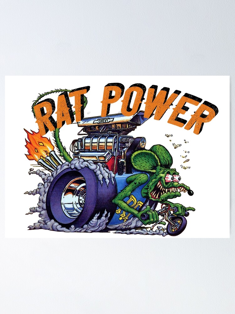 "Rat Fink Rat Power" Poster for Sale by kasperrelay | Redbubble