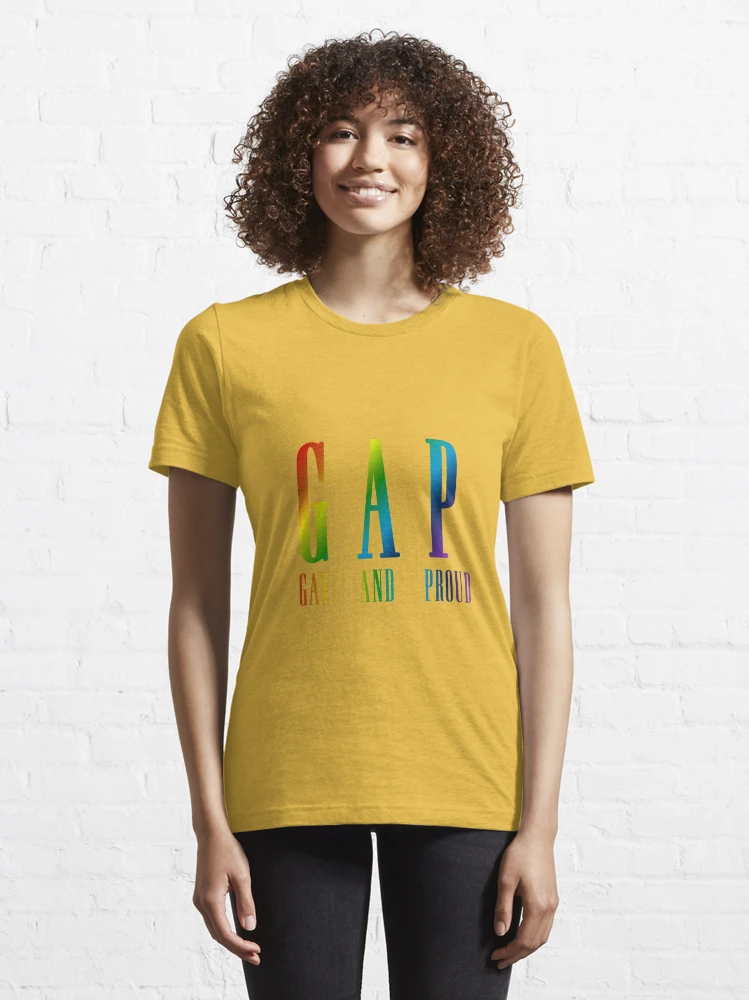 Gay and Proud G.A.P suitable for most background colours Essential T Shirt for Sale by PunkyCat Redbubble
