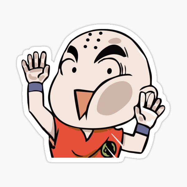 "Krillin Funny Peeker" Sticker for Sale by KaydenLee | Redbubble