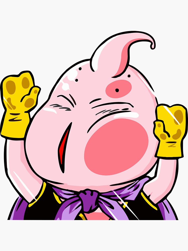 "Majin Buu Funny Peeker" Sticker for Sale by KaydenLee | Redbubble