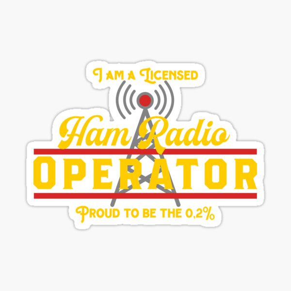 Ham Radio Operator Stickers | Redbubble