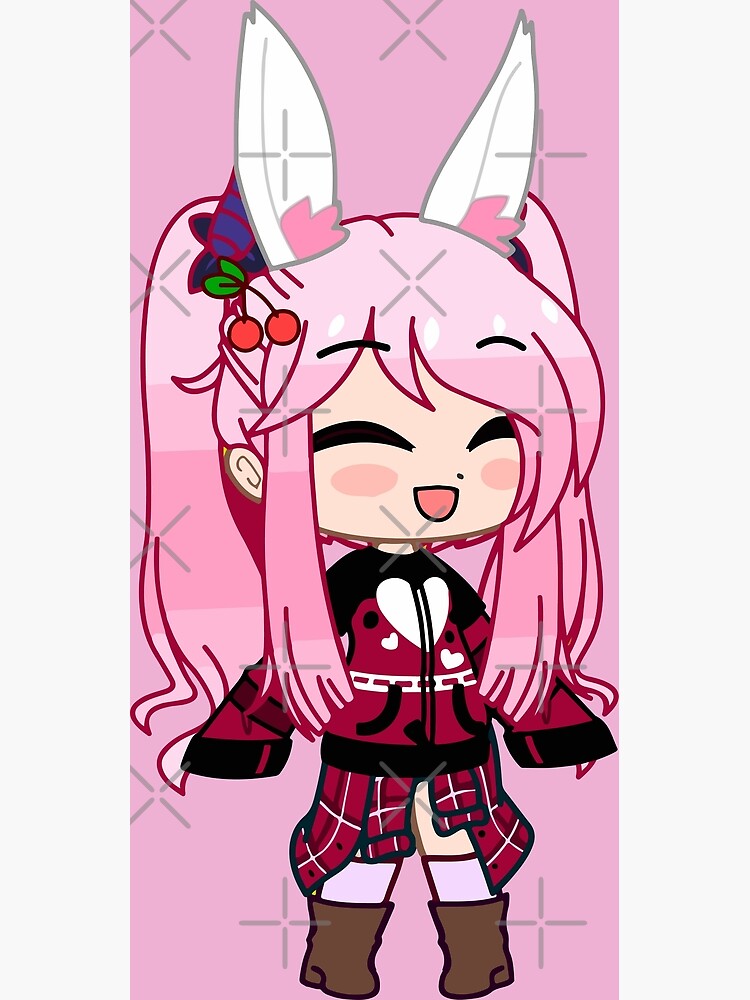 "Gacha club girl. Pop style girl in a skirt and sweater on the hip ...