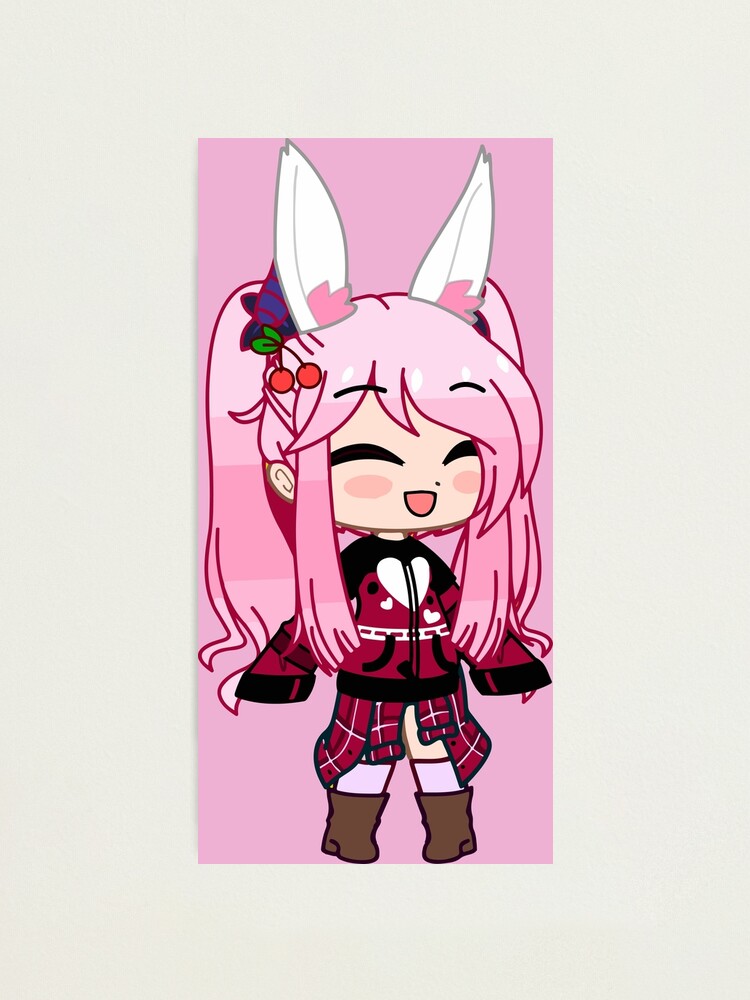 "Gacha club girl. Pop style girl in a skirt and sweater on the hip ...