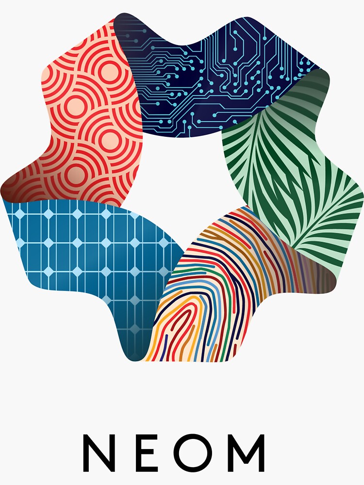 "The Neom- New Life Begin!" Sticker for Sale by VisualSimple | Redbubble