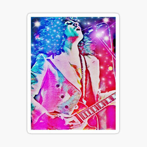 "Marc Bolan" Sticker by TinaWeatherby | Redbubble