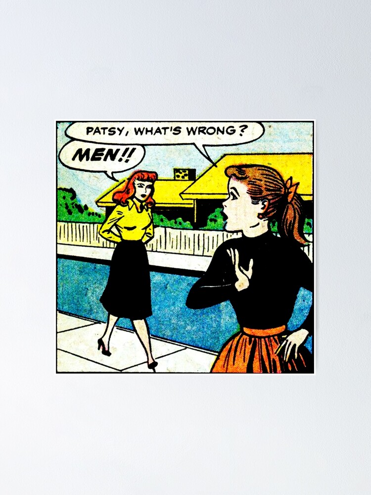 "Patsy, what's wrong?" Poster for Sale by BullebakBV | Redbubble