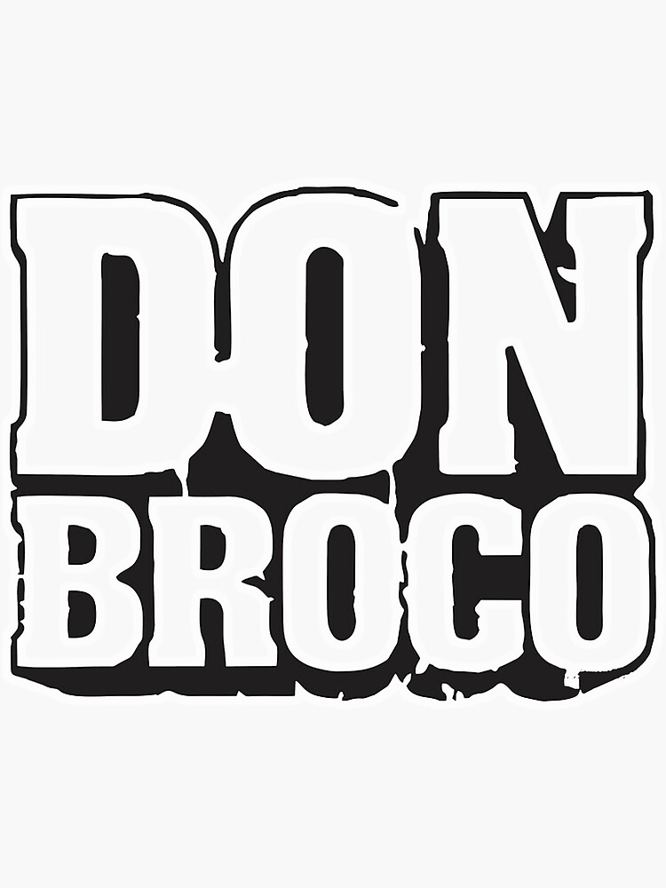 Db09 Don Broco Black And White Logo Sticker For Sale By Hearon43 Redbubble
