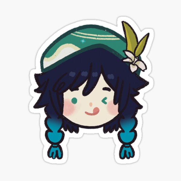 "Venti from Genshin Impact Video Game Character" Sticker for Sale by ...