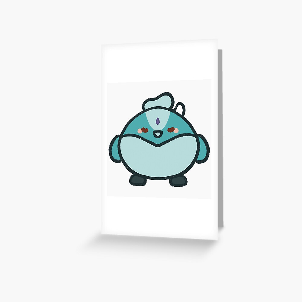 "Xiao Bird Form from Genshin Impact Video Game Character" Greeting Card ...