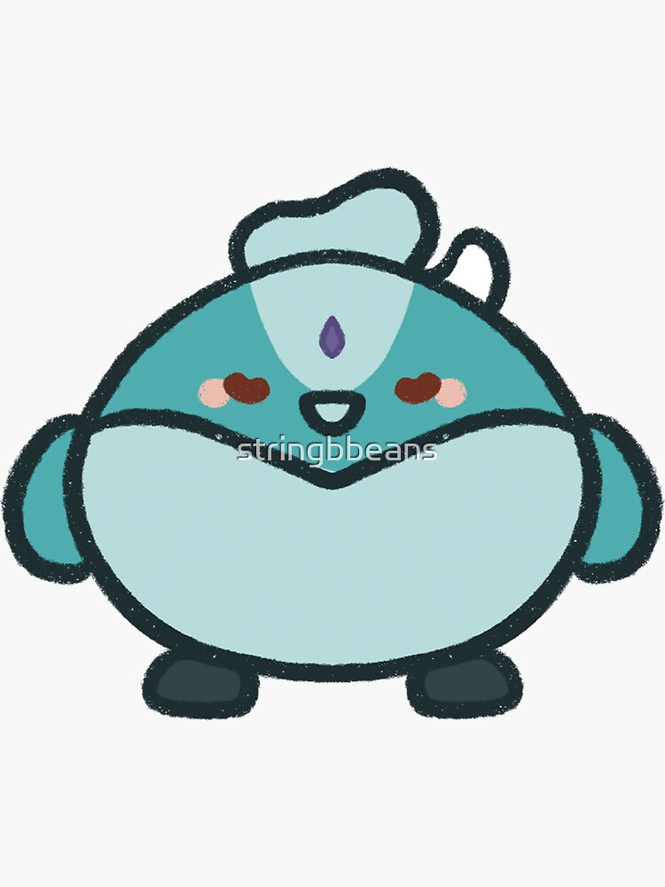 Pegatina «Xiao Bird Form de Genshin Impact Personaje de videojuego» de ...