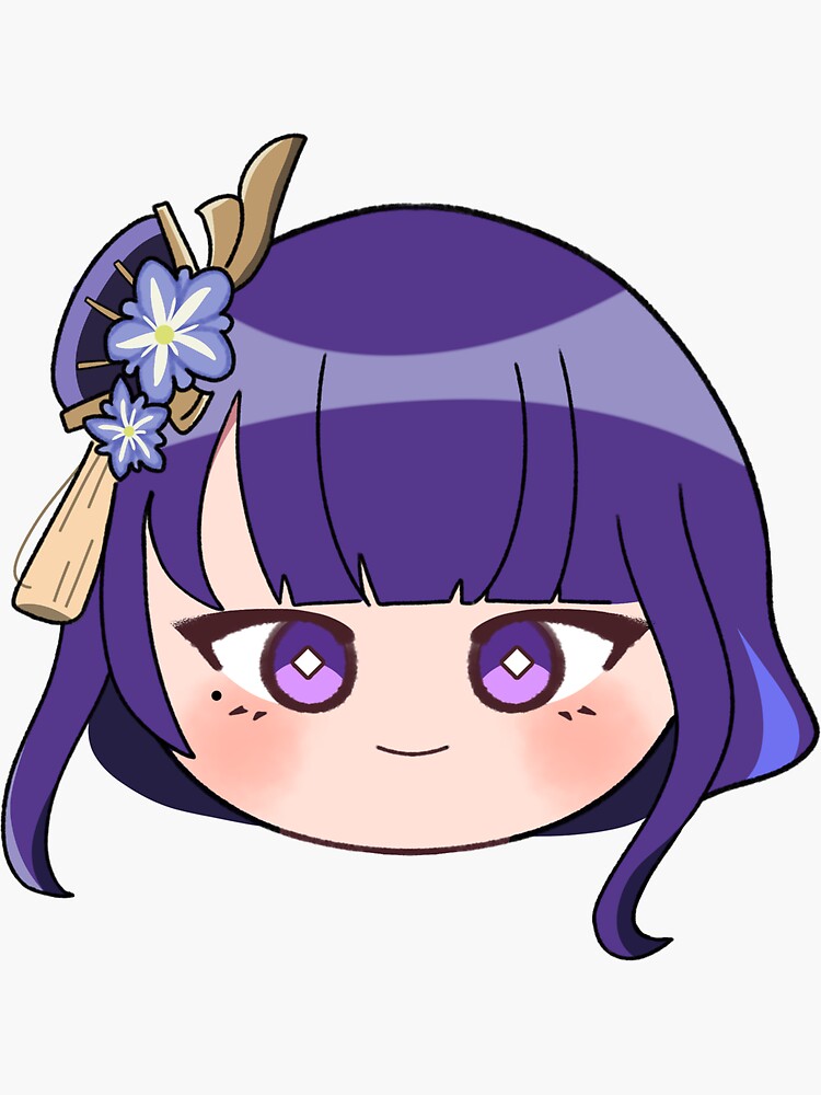 "Genshin Impact Chibi Icon Sticker | Ei" Sticker for Sale by Xuchimi ...