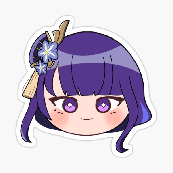 "Genshin Impact Chibi Icon Sticker | Ei" Sticker for Sale by Xuchimi ...