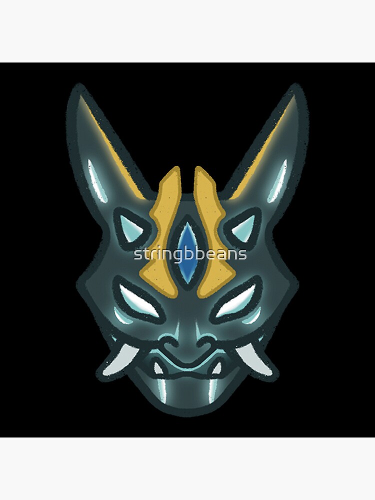 "Xiao Mask Form from Genshin Impact Video Game Character" Art Print for ...