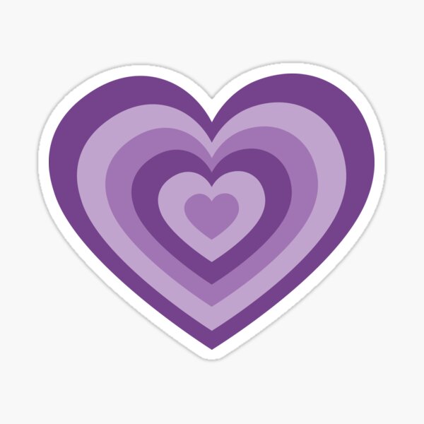 "Purple Heart Graphic" Sticker for Sale by ShutterButton | Redbubble