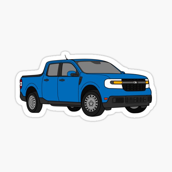 "Ford Maverick Velocity Blue XL" Sticker for Sale by Yensid1971 | Redbubble
