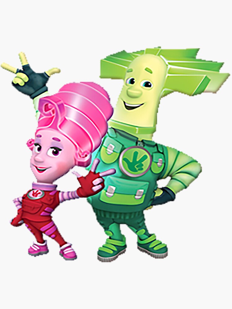 "Cartoon the fixies" Sticker for Sale by Par-kids | Redbubble