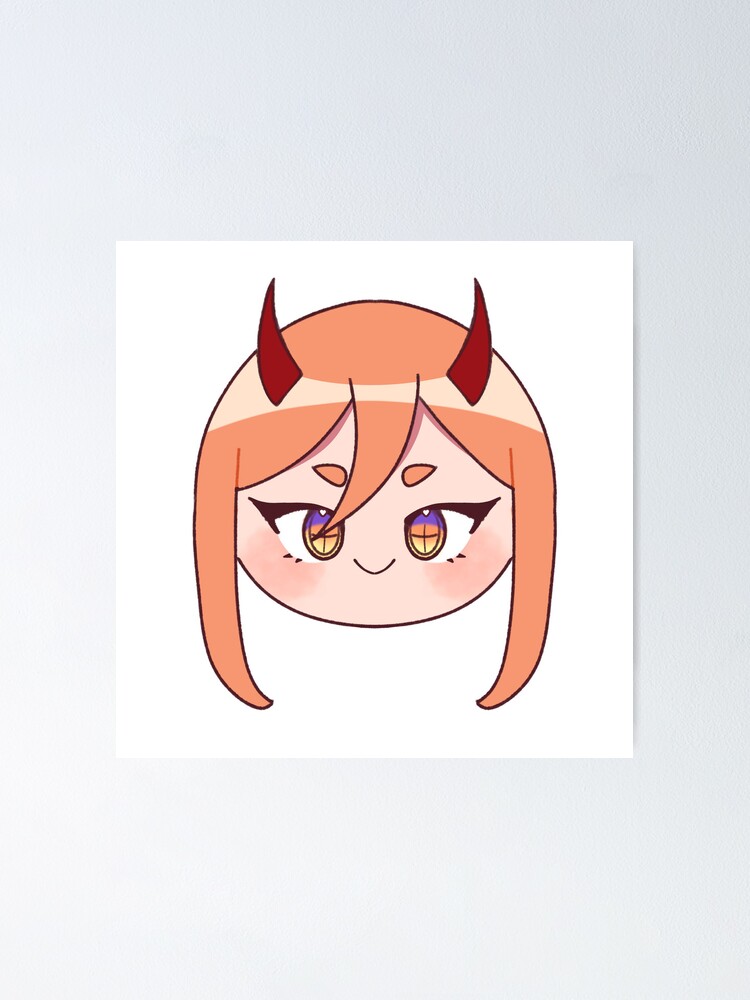 "Chainsaw Man Chibi Icon Sticker | Power" Poster for Sale by Xuchimi ...