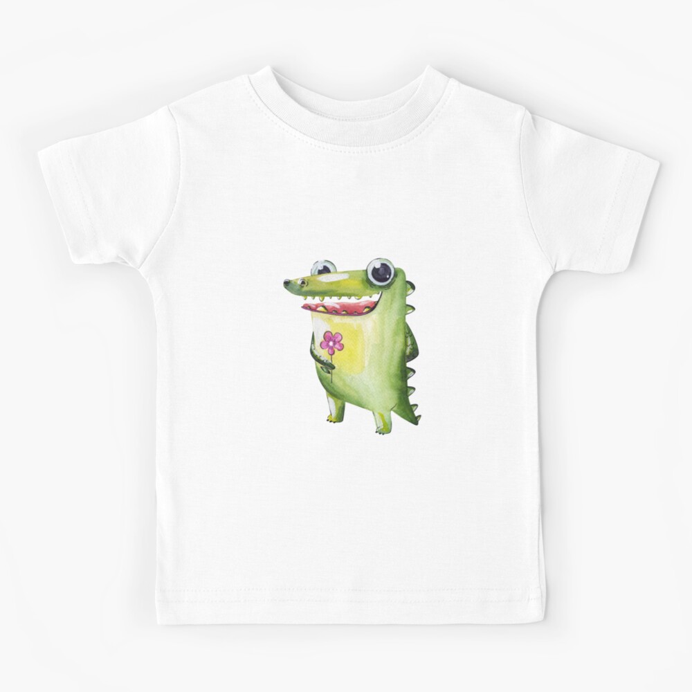 "Cute Critter Alison Alligator" Kids T-Shirt by StoneCrowDesign | Redbubble