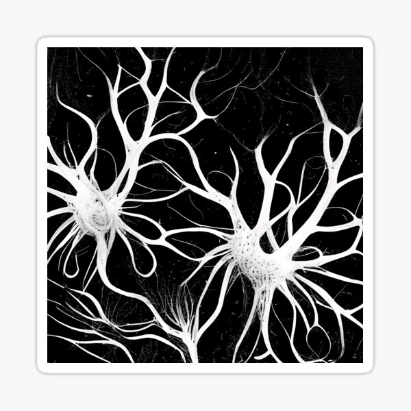 "Neurons" Sticker for Sale by mfbyrm | Redbubble